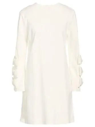 MEIMEIJ Mini Dress With Bow Detailing - White