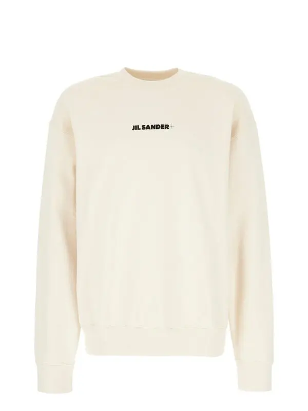 JIL SANDER Crewneck Sweatshirt With Logo - Multicolor