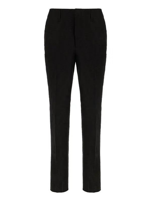 Fendi Tailored Trousers With Monogram Detail - Multicolor