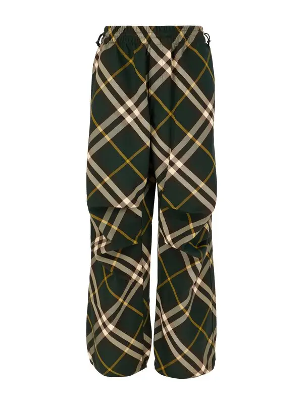 Burberry Checked Trousers - Multicolor