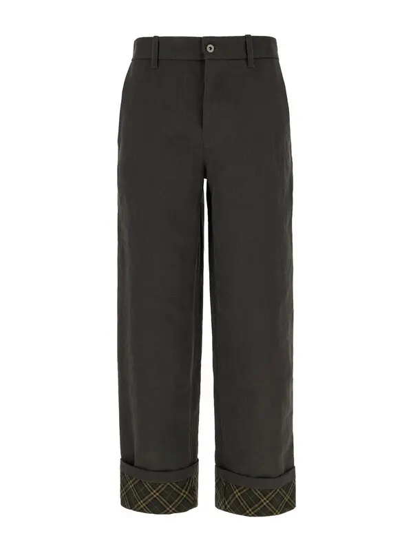 Burberry Checked Trousers - Multicolor