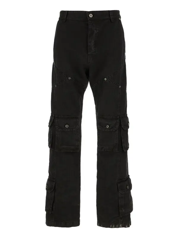 Off-White Cargo Trousers - Multicolor