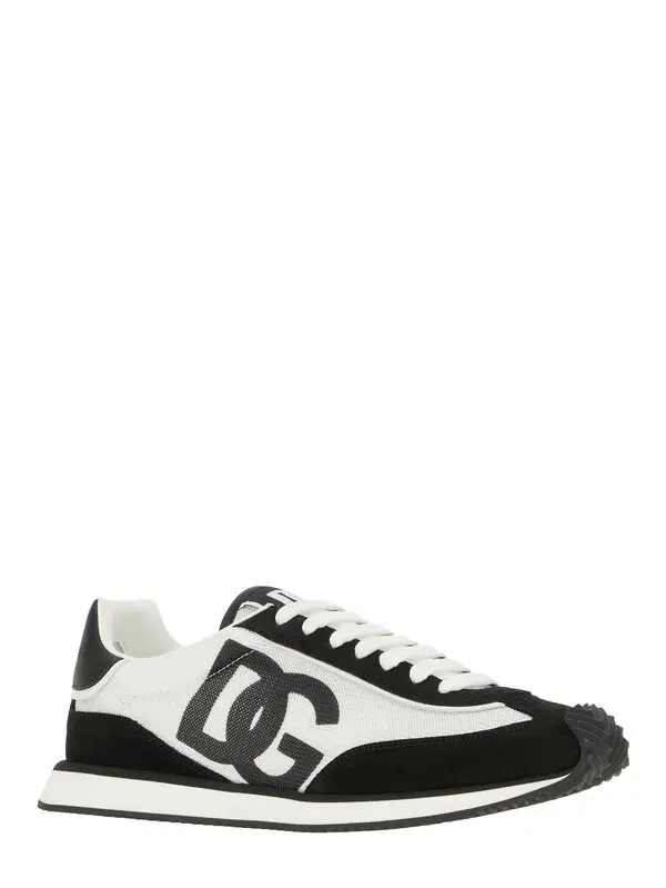 Dolce & Gabbana Dg" Logo Lace-up Sneakers - Multicolor