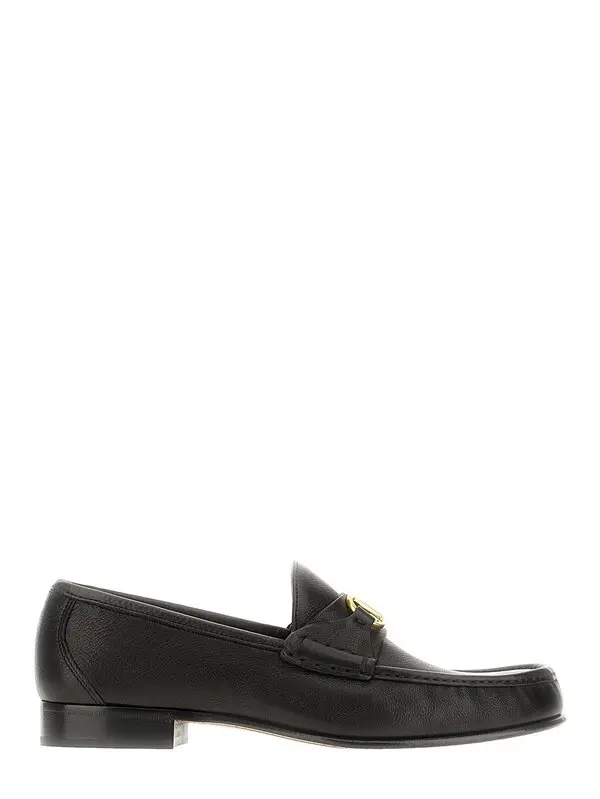 Valentino Garavani Loafers With Horsebit Detail - Multicolor