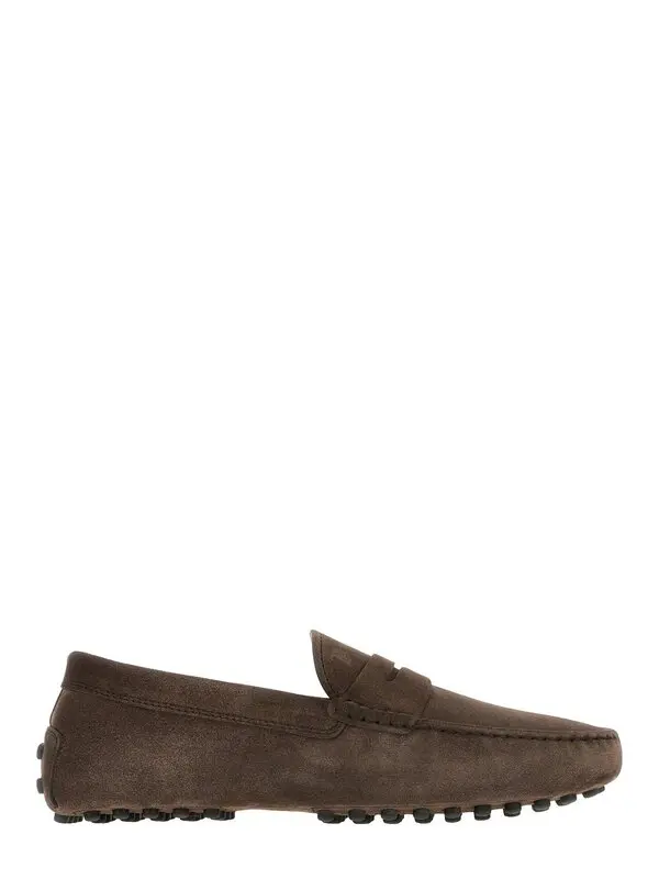 TOD'S Suede Penny Loafers - Multicolor