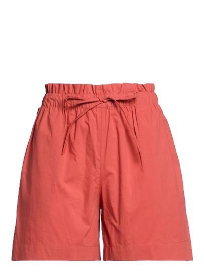 Woolrich Cotton Shorts - Brick