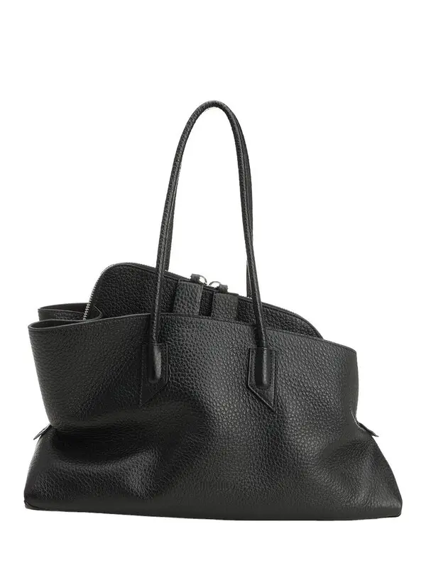 Attico Medium La Passeggiata Shoulder Bag - Black