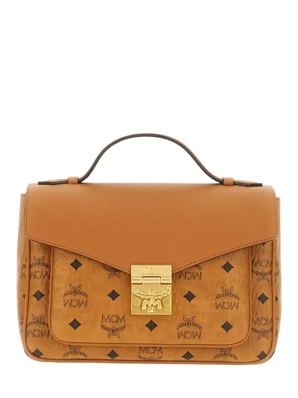 Mcm Monogram Top Handle Bag - Multicolor