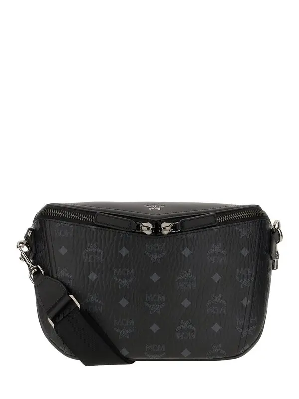 Mcm Monogrammed Crossbody Bag - Multicolor