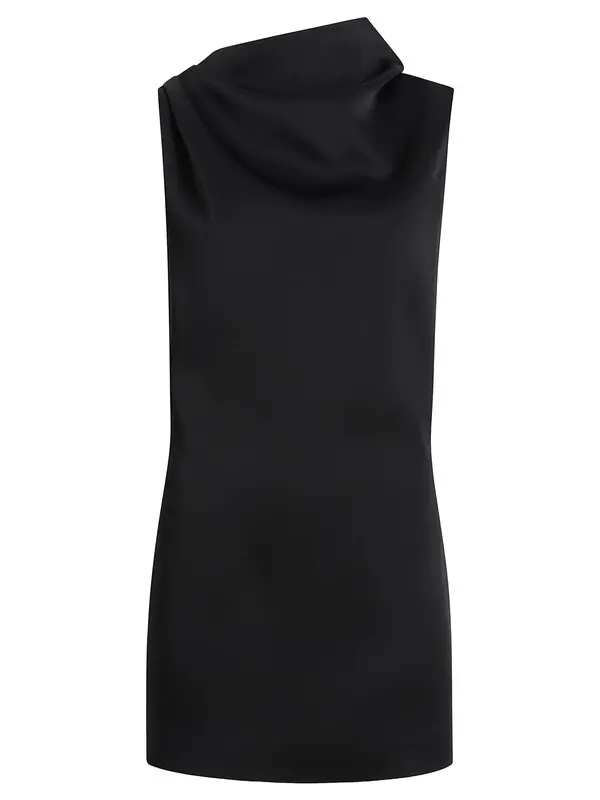 Khaite Astor Mini Dress - Black