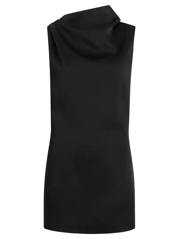 Khaite Astor Mini Dress - Black