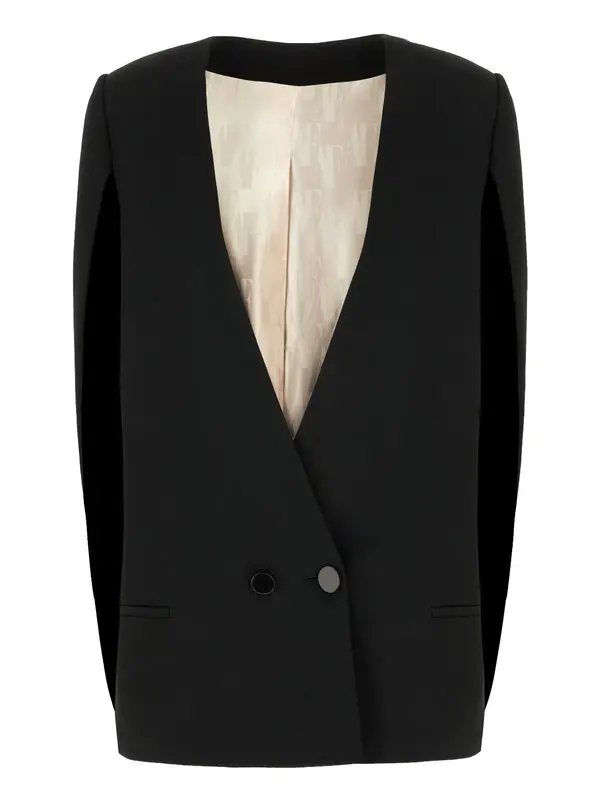 Alberta Ferretti Black Blazer - Multicolor