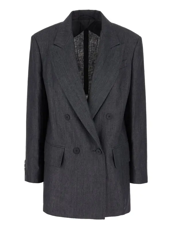 Max Mara Double-breasted Blazer - Multicolor