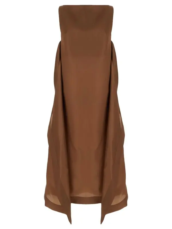 Alberta Ferretti Strapless Dress - Multicolor