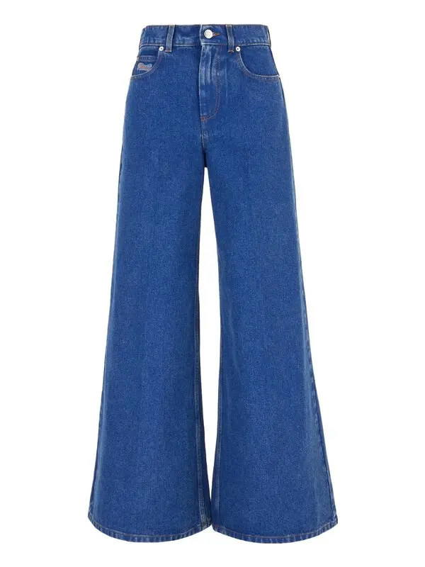Marni Wide Leg Jeans - Multicolor