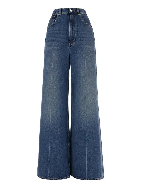 Stella McCartney Wide Leg Jeans - Multicolor