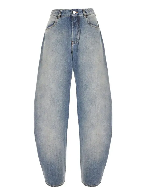 Alaïa Wide Leg Jeans - Multicolor