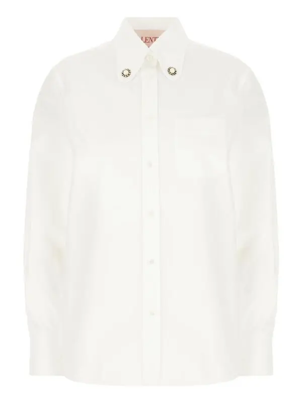 Valentino Garavani Embellished Collared Shirt - Multicolor