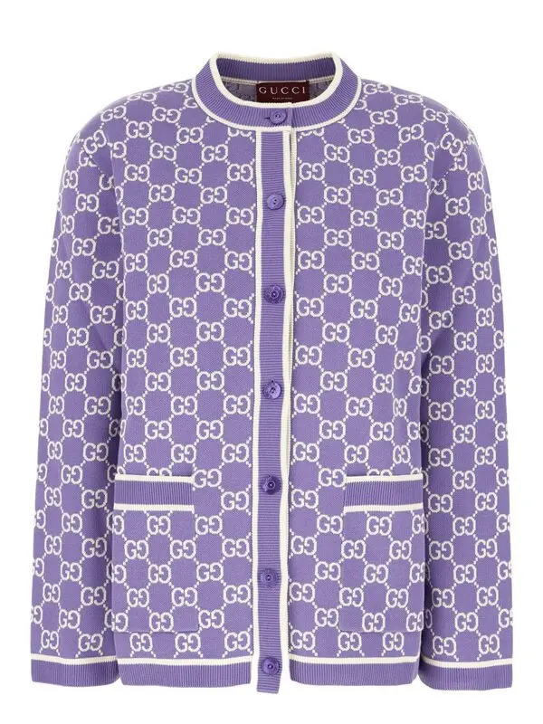 Gucci Monogram Knitwear Cardigan - Multicolor