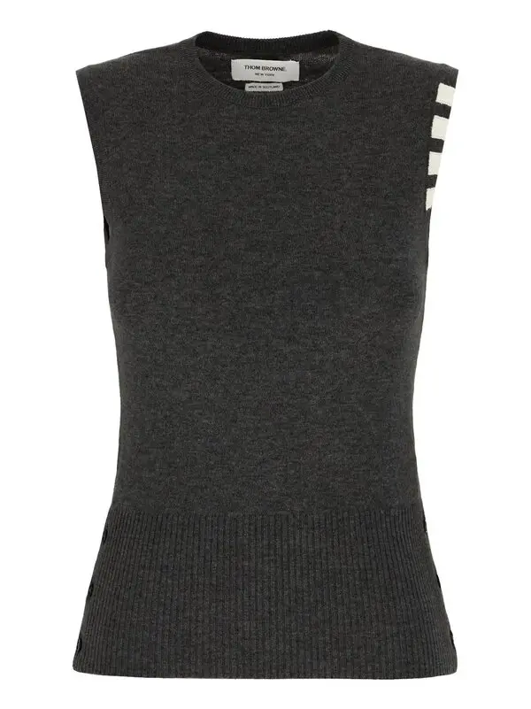 Thom Browne Sleeveless Knitwear - Multicolor