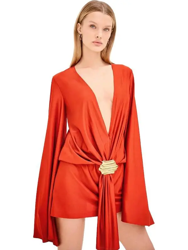 Alexis Syros Mini Dress - Red