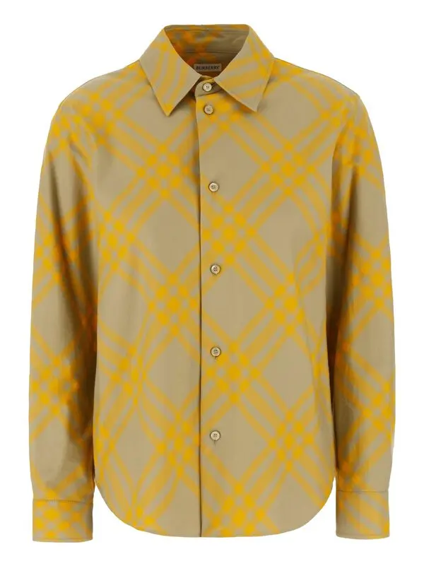 Burberry Plaid Button-up Shirt - Multicolor