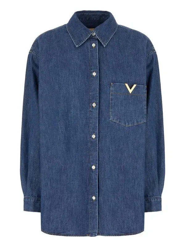 Valentino Garavani Denim Shirt - Multicolor