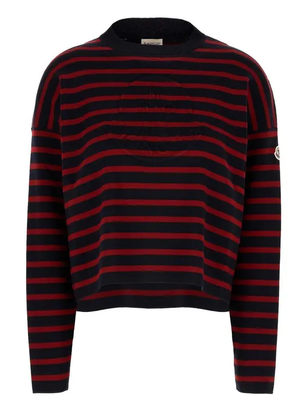 Moncler Striped Crew Neck Pullover - Multicolor