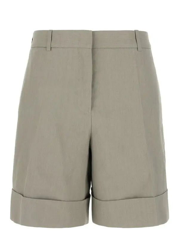 JIL SANDER Tailored Cuffed Shorts - Multicolor