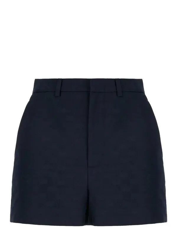 Gucci Monogram Textured Clothing Shorts - Multicolor