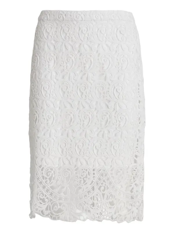 Burberry Lace Skirt - Multicolor