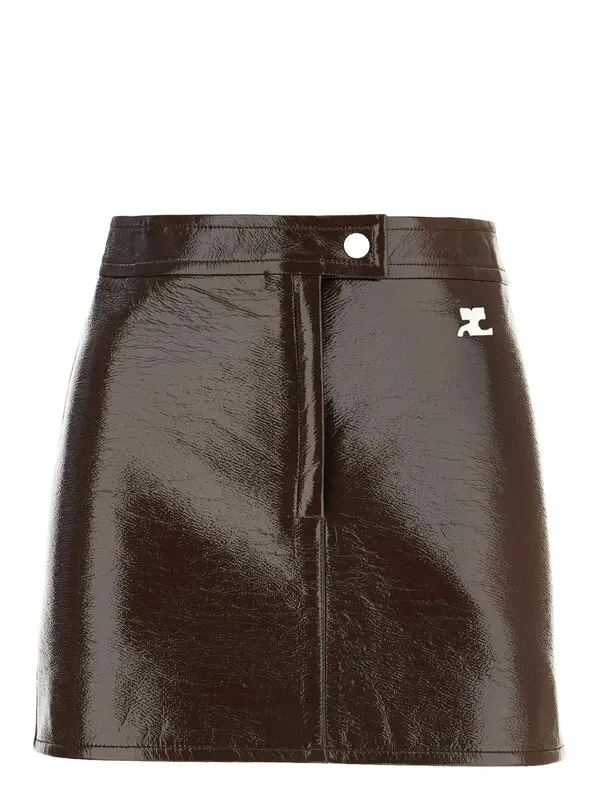 COURREGES Vinyl Skirt - Multicolor