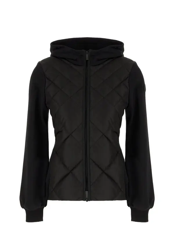 Moncler Quilted Zip-up Hoodie - Multicolor