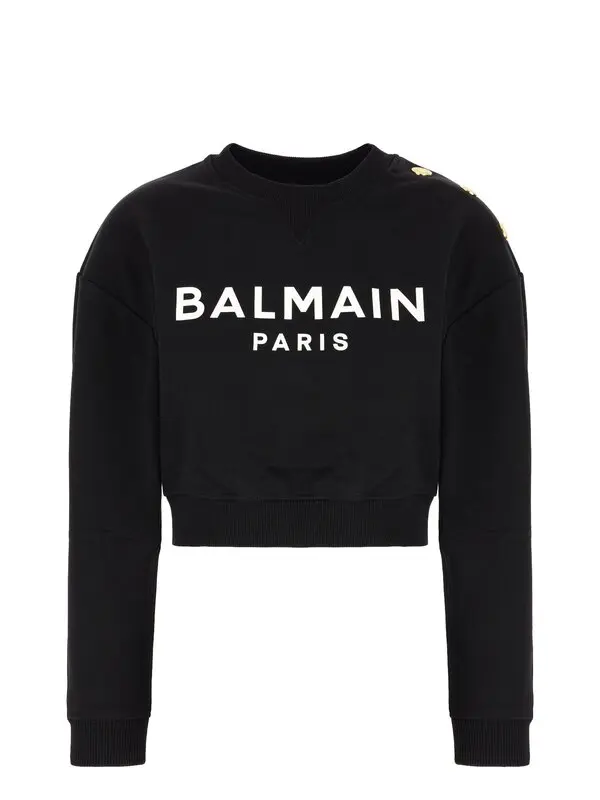Balmain Logo Crewneck Sweatshirt - Multicolor