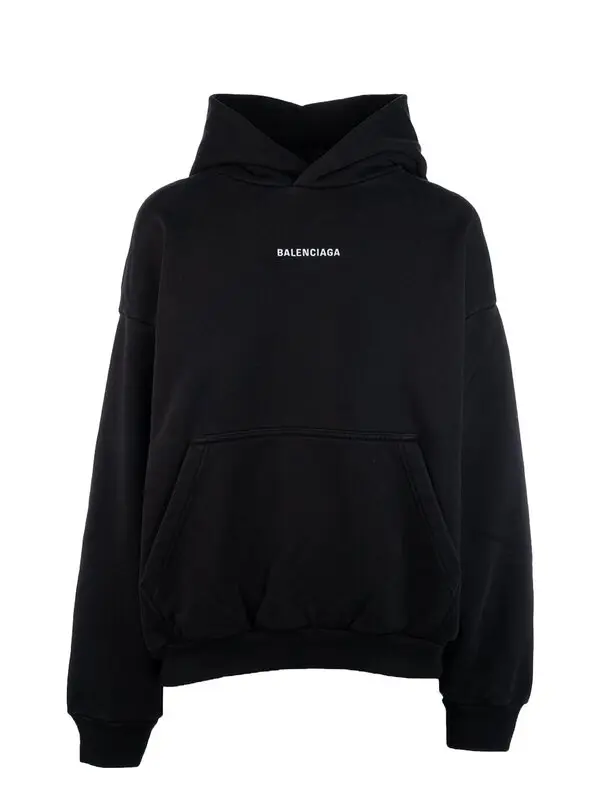 Balenciaga Hoodie With Logo - Multicolor