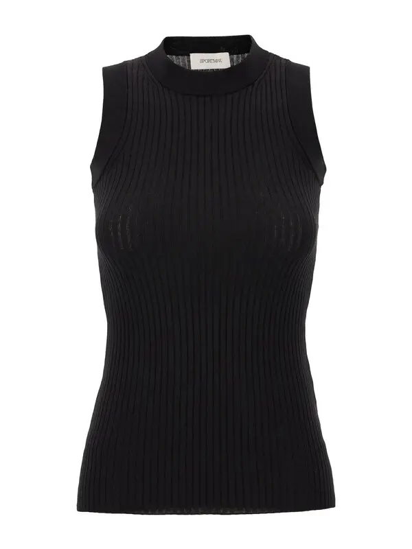 Sportmax Ribbed Sleeveless Top - Multicolor