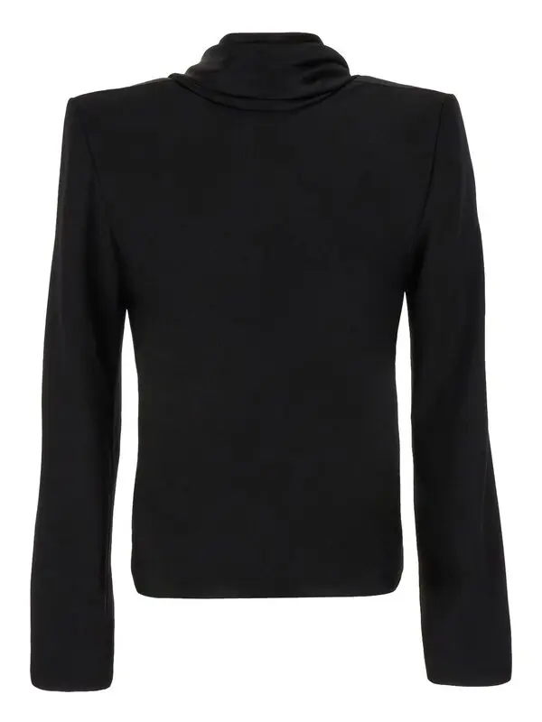 Saint Laurent Draped Front Top - Multicolor
