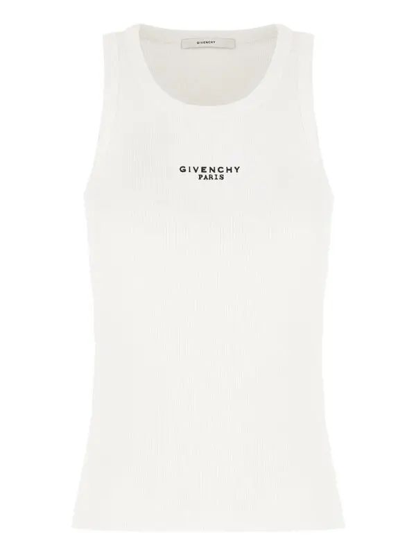 Givenchy Ribbed Knit Tank Top - Multicolor