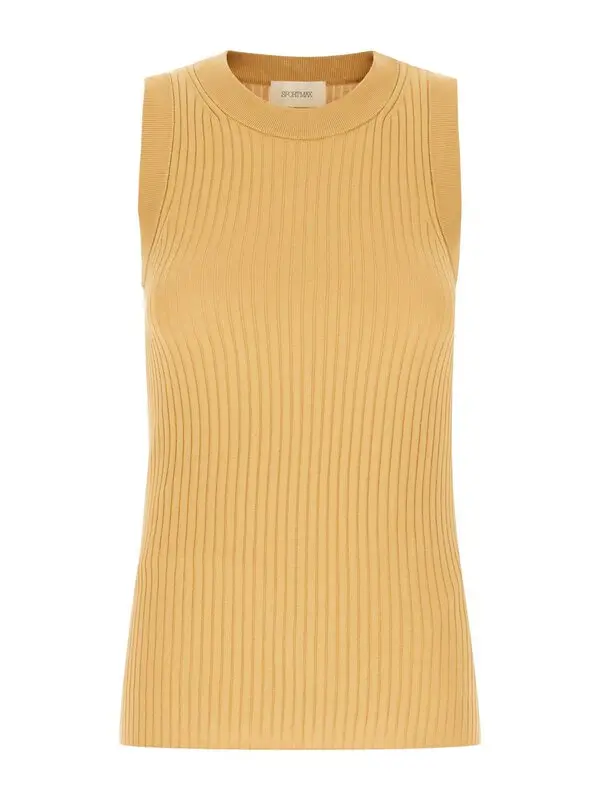 Sportmax Ribbed Knit Sleeveless Top - Multicolor