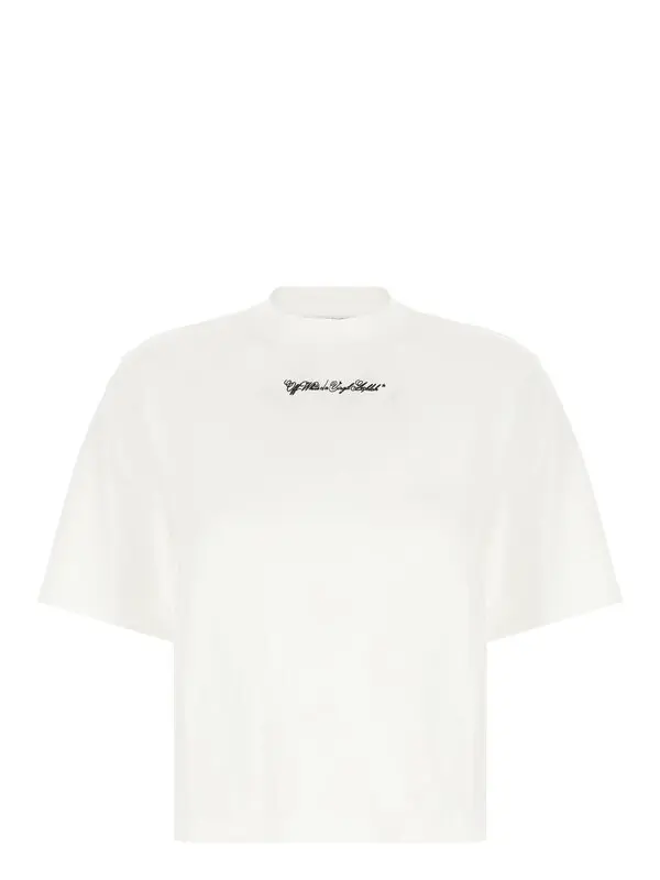 Off-White Arrows" Graphic T-shirt - Multicolor