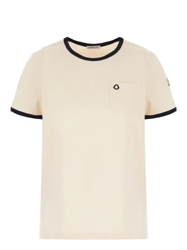 Moncler T-shirt With Pocket Detail - Multicolor