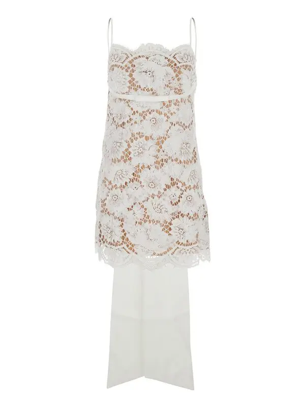 SELF-PORTRAIT Lace Mini Dress - Multicolor