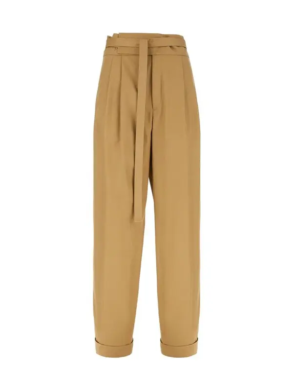 Saint Laurent Belted Trousers - Multicolor