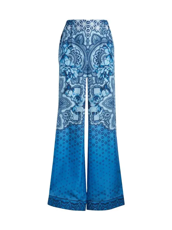 Alberta Ferretti Printed Trousers - Multicolor