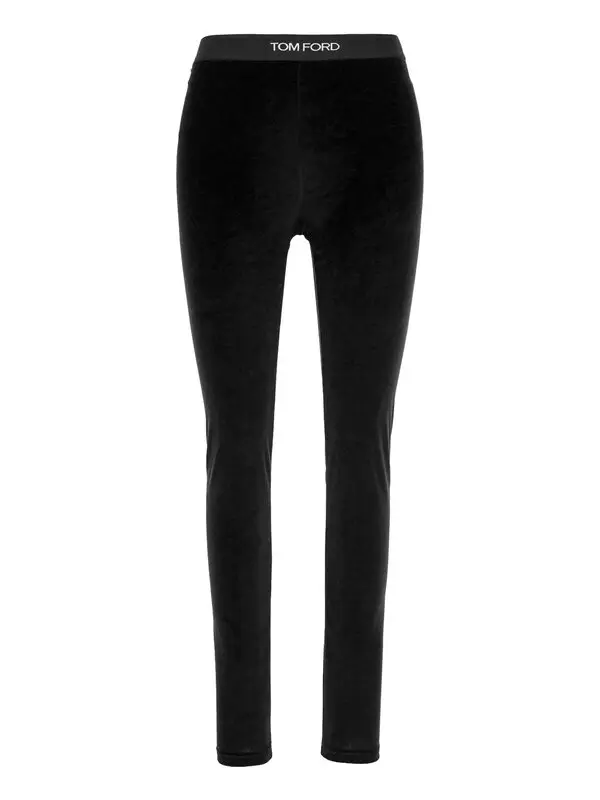 TOM FORD Velour Trousers - Multicolor