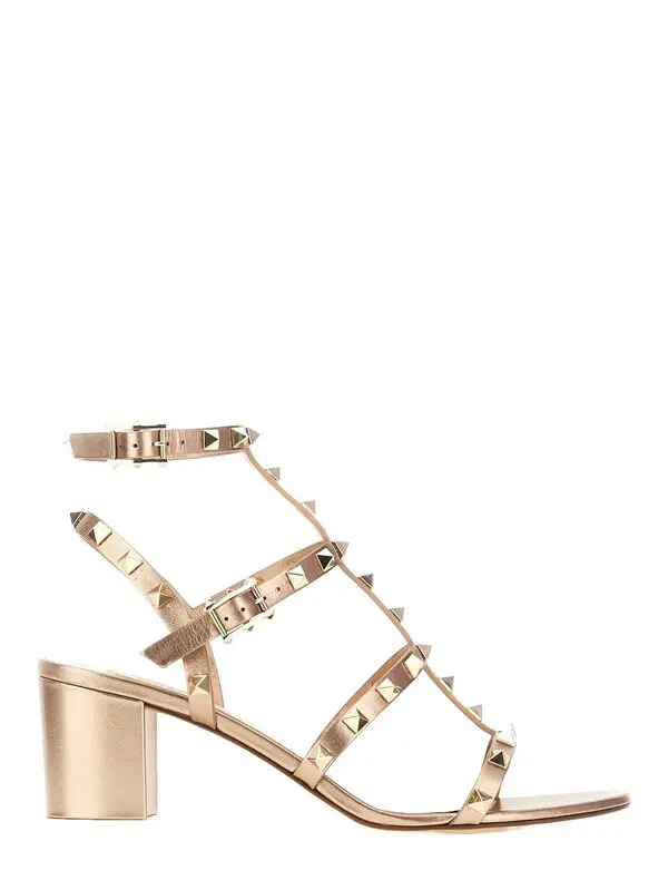 Valentino Garavani Studded Strappy Heeled Sandals - Multicolor