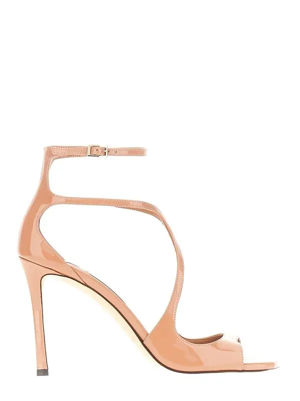 JIMMY CHOO Patent Leather Strappy Heeled Sandals - Multicolor
