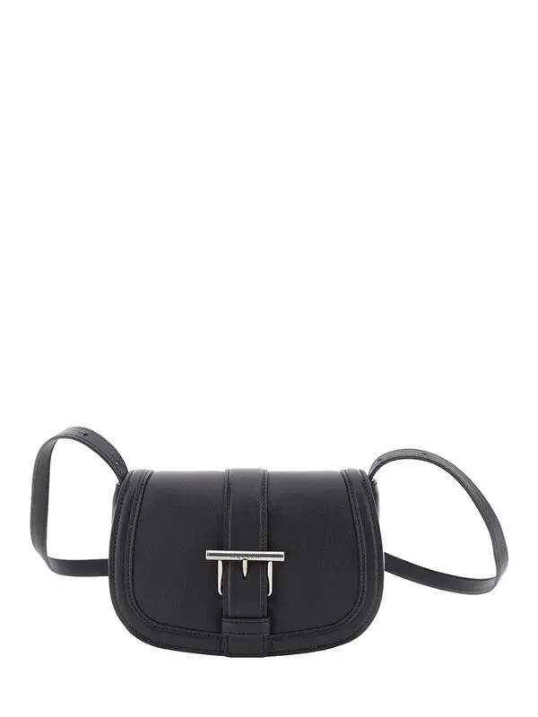 Alexander McQueen Leather Crossbody Bag With T-buckle - Multicolor