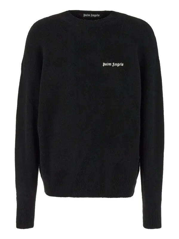 Palm Angels Ribbed Crew Neck Pullover - Multicolor