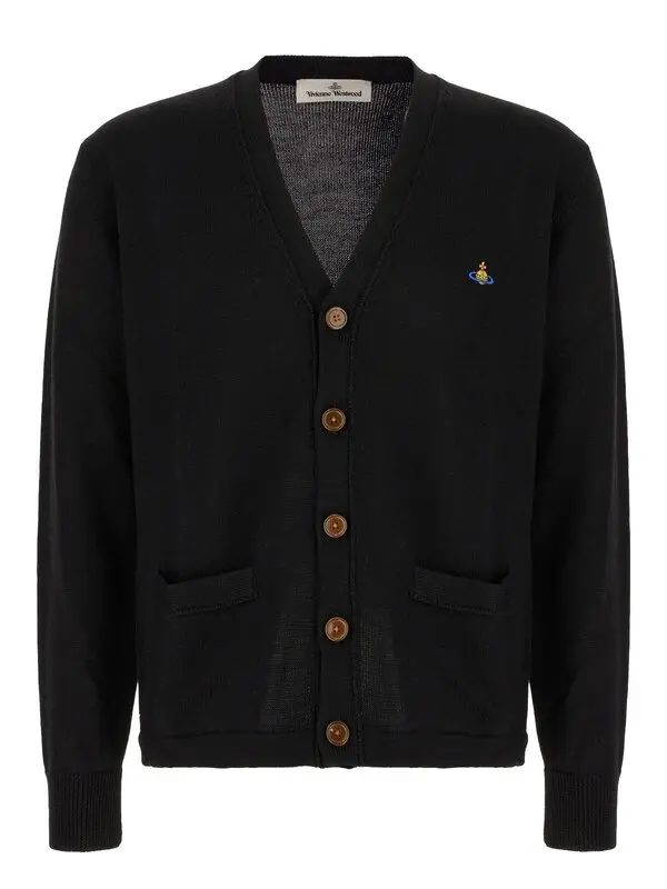 VIVIENNE WESTWOOD Embroidered Orb Cardigan - Multicolor